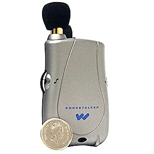 Williams Sound PKT D1 H26 Pocketalker Ultra with Rear-wear Headphone, 200 Hours of Battery Life, Adjustable Tone and Volume Control, Accommodates a Variety of Earphone and Headphone Options