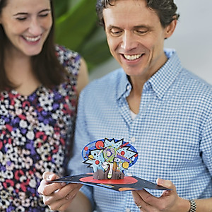 Lovepop Disney and Pixar Toy Story Buzz Lightyear Father’s Day Pop-Up Card – Father’s Day Card – Handcrafted 3D Pop-Up Greeting Card – Father’s Day Love Card, 5 x 7”