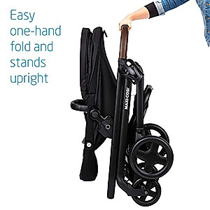 Maxi-Cosi Tayla Stroller, Modular Lightweight Stroller Seat, Parent or World Facing, Essential Black