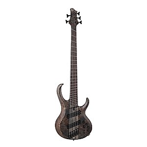 Ibanez BTB805MS 5-string Bass Guitar - Transparent Gray Flat