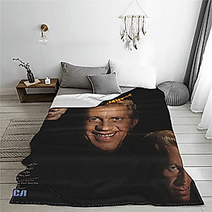 Flannel Blanket Porter Wagoner Soft Lightweight Throw Blanket Warm Durable Sofa Couch Decor Beding 50"X40"