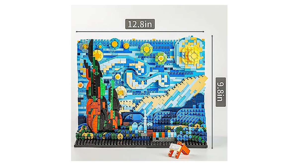 MACTANO The Starry Night Micro Mini Building Kit for Adult, Vincent Van ...