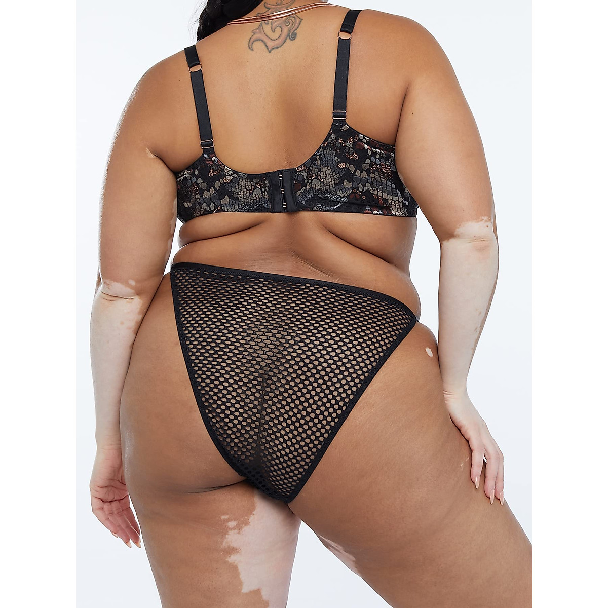 Savage X Fenty, Women's, Cold-Hearted Snake Lace String Bikini, Venomous Vixen Snake Lace, M