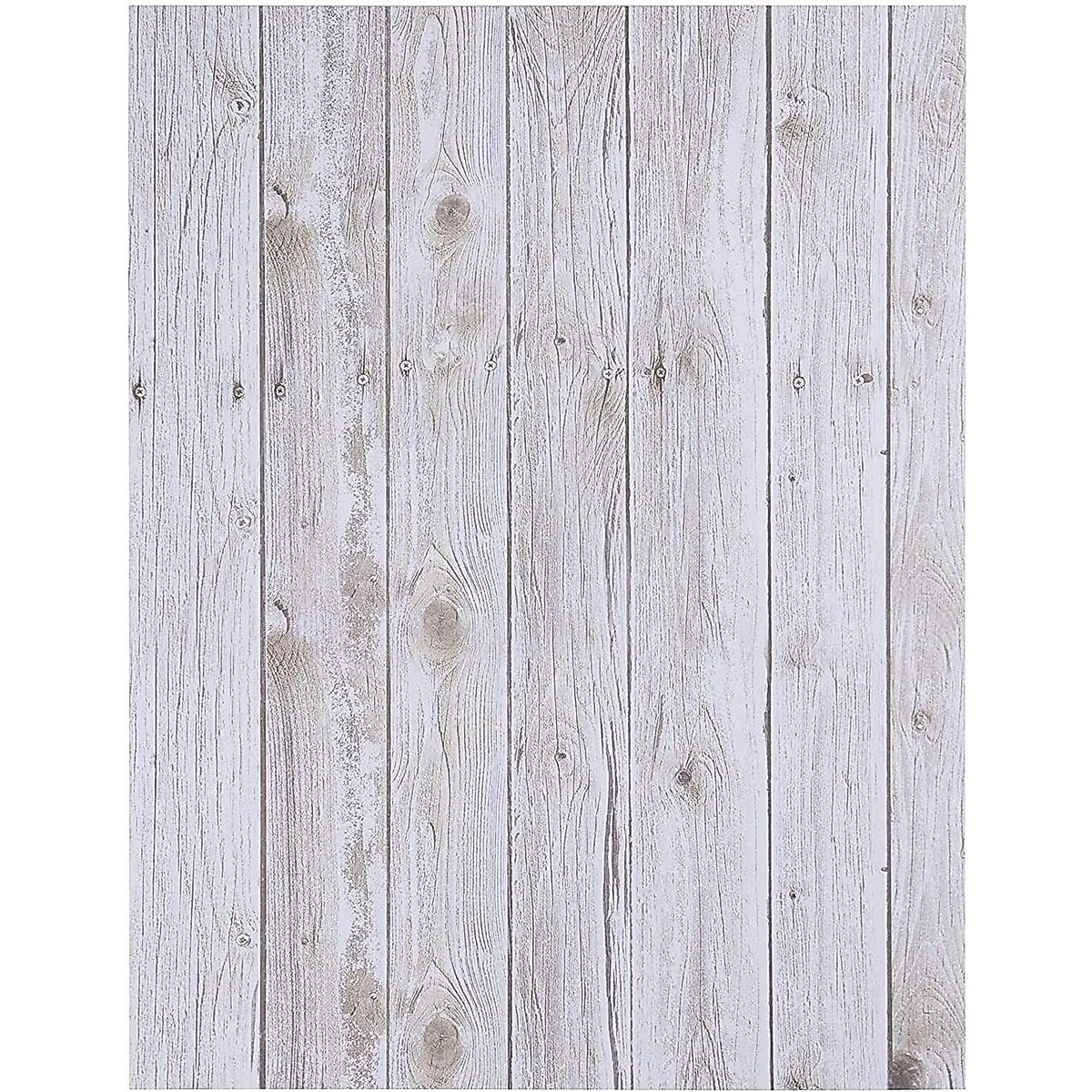 48 Sheets Rustic Wood Grain Stationery, Letter Writing Paper for Scrapbooking, Invitations, Crafts (8.5 x 11 In)