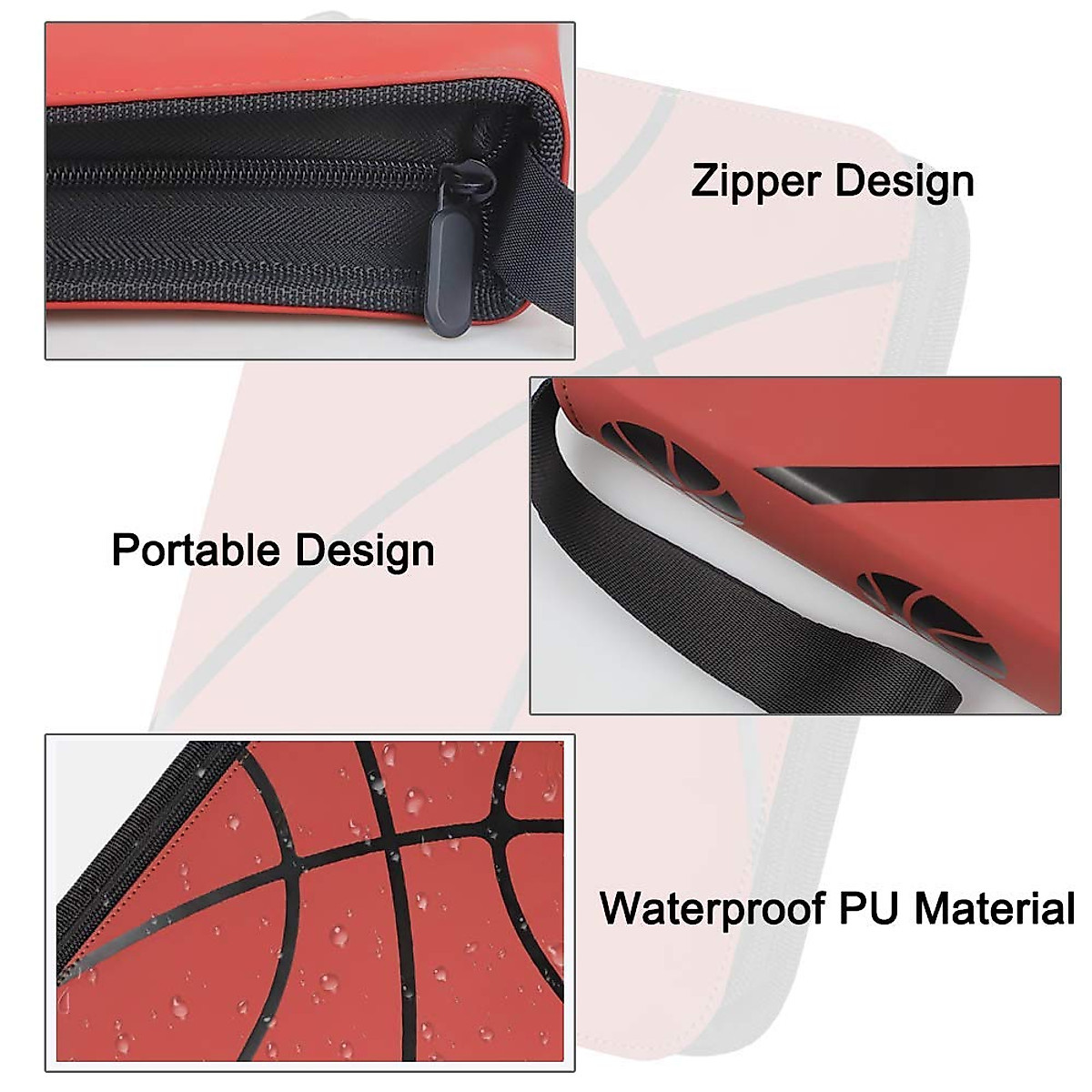 900 Pockets Basketball Card Binder Sleeves for Basketball Trading Cards, Carring Case with Basketball Card Sleeves Album Card Holder Protectors for Football Baseball Sports Card