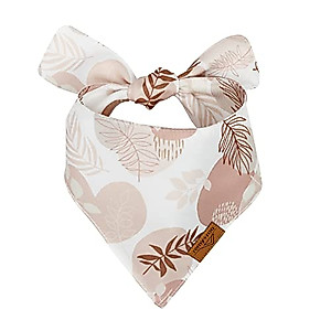 Remy+Roo Dog Bandanas - 4 Pack | Shannon Set | Premium Durable Fabric | Unique Shape | Adjustable Fit | Multiple Sizes Offered (Large)