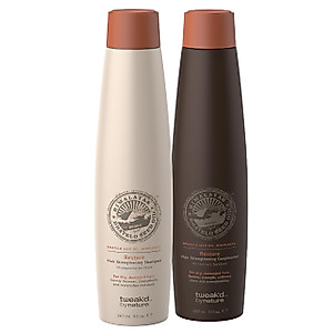 Tweak’d by Nature - Restore Hair Strengthening Shampoo and Conditioner Set, Cleansing and Moisturizing for Shiny and Soft Hair, Cruelty Free (2 x 9 ounces)