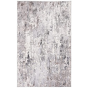 Safavieh Vogue Collection Area Rug - 9' x 12', Grey & Ivory, Modern Abstract Design, Non-Shedding & Easy Care, Ideal for High Traffic Areas in Living Room, Bedroom (VGE152F)