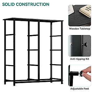 YITAHOME Fabric Dresser for Bedroom, Tall Storage Dresser with 8 Drawers, Rustic Dresser & Chest of Drawers, Storage Drawer Organizer for Closet, Bedroom, Living Room