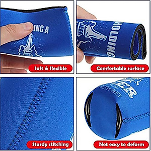 Beer Can Sleeves Beer Can Coolers Funny Quotes Neoprene Drink Cooler Sleeves for Cans and Bottles (4.9 x 3.7 Inch, 8)