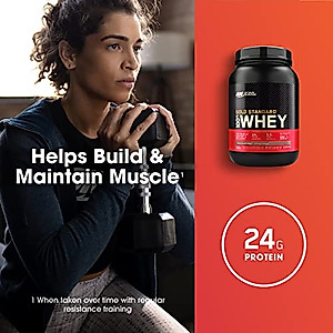 Optimum Nutrition Gold Standard 100% Whey Protein Powder, Chocolate Malt, 2 Pound (Packaging May Vary)