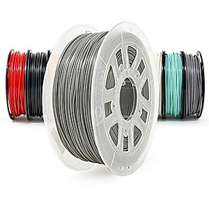 Gizmo Dorks Low Odor ABS 3D Printer Filament 3mm (2.85mm) 1kg, Gray
