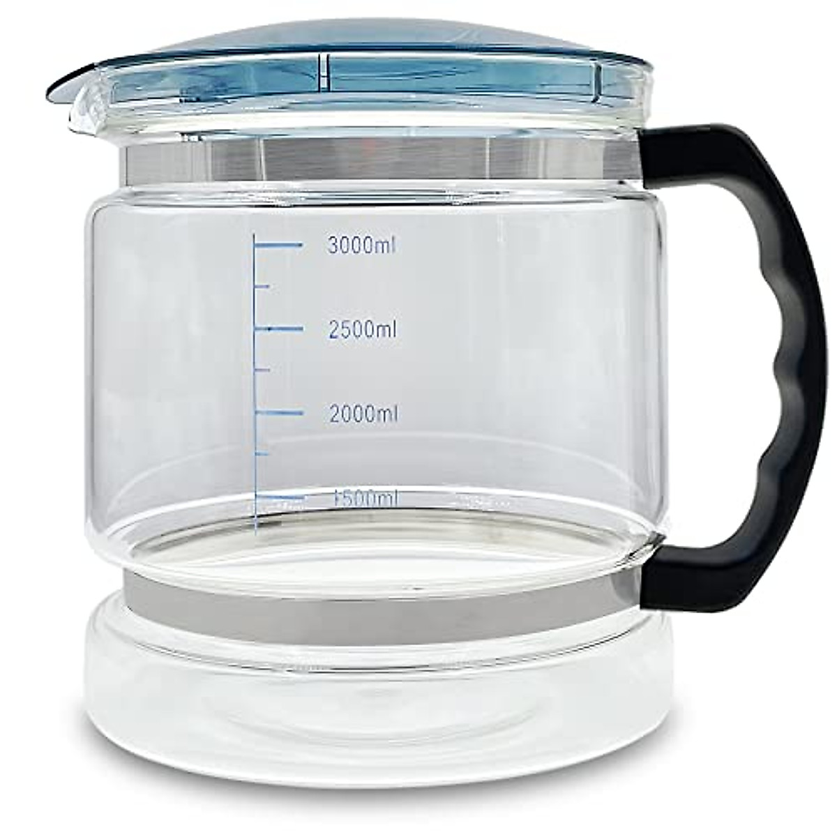 Shurex 1 Gallon/ 4L Glass Carafe for Countertop Distiller, Replacement Collection Bottle Water Container for Megahome, CO-Z, VEVOR, Mophorn, and Other Most brands 4L/1 Gallon distillers (Glass)