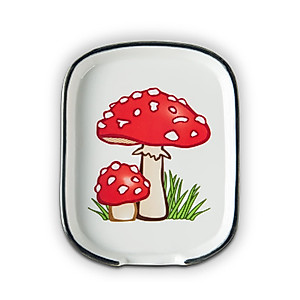 Ceramic Spoon Rest for Stove Top, Large Spoon Holder, Mushroom Spoon Rest for Kitchen Counter, Farmhouse Coffee Spoon Rest Kitchen Décor