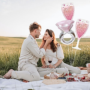 Siticoto She Said YAAAS Balloons, 16 inch She Said YAAAS Bachelorette Party Decor for Bachelorette Party Bridal Shower Engagement Party Engagement Themed Wedding Party Supplies Decorations Rose Gold