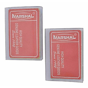 Marshal® WALLET INSERTS SET OF 2 ACCORDION STYLE CARD PICTURE HOLDER RARE