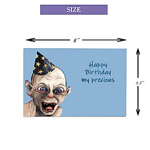 XXDJLP Humour Birthday Cards Gifts for Boyfriend Girlfriend, Awesome Best Friend Birthday Card for Him Her, Cheeky Bday Gifts Idea for Husband Wife, Happy Birthday My Precious Card
