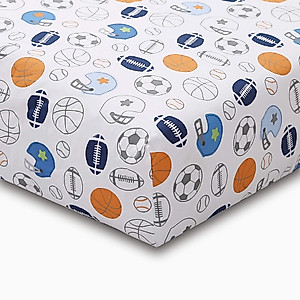 Baby Spark All-Star MVP 3pc Soft Cotton Crib Bedding Set