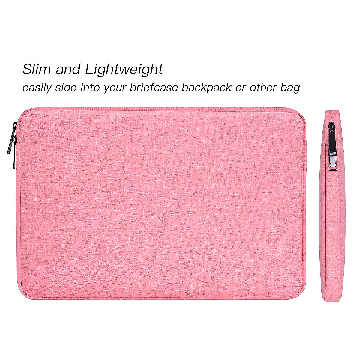 15.6 Inch Laptop Sleeve Case for Lenovo IdeaPad 3 3i/Lenovo ThinkPad E15/ Legion/Yoga 7i 16 inch/Flex 5, LG Gram 16", Dell HP Asus Acer Chromebook with Small Case, Pink