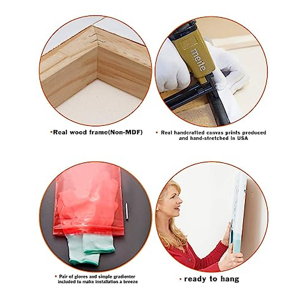 DECORARTS - Starry Night - Vincent Van Gogh Reproductions. Giclee Canvas Print Wall Art for Home Wall Decor. 30x24x1.5 in