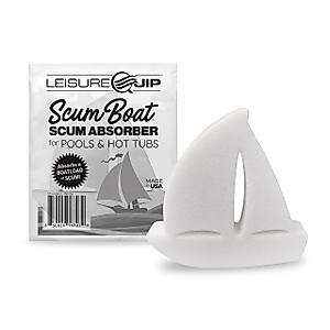 LeisureQuip Pool & Spa Total Alkalinity Increaser 2 lb for Hot Tub Balance 3 Pack with ScumBoat and Hot Tub Care Ebook