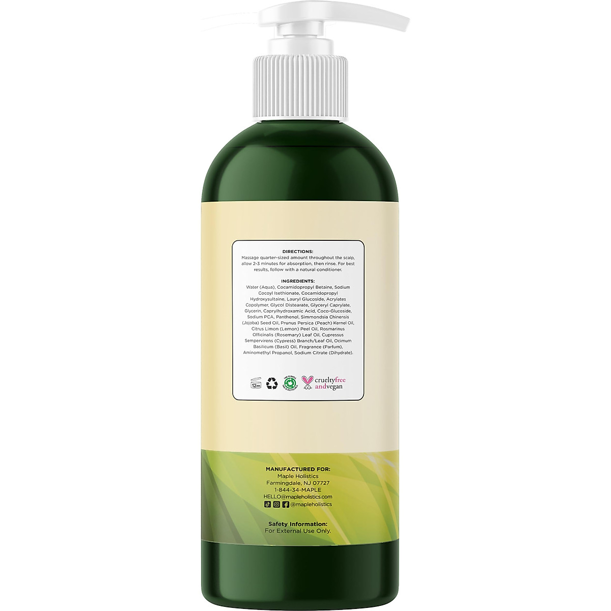 Oily Hair Shampoo for Greasy Hair - Clarifying Shampoo for Oily Hair and Dry Scalp Cleanser for Build Up - Deep Cleansing Shampoo for Oily Scalp Toner with Purifying Essential Oils for Hair Care