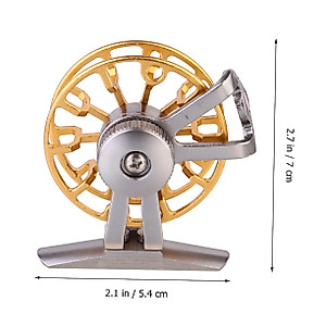 3 Pcs Fly Fishing Reel Fishing Wheel Metal Fishing Reel Fishing Gear