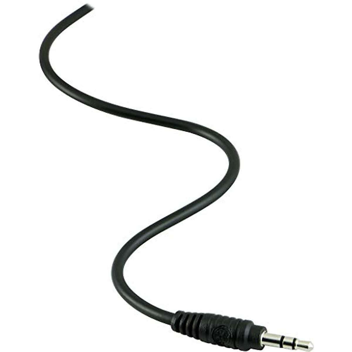 GE 3.5mm Auxiliary Audio Cable 6ft, Black, 33572