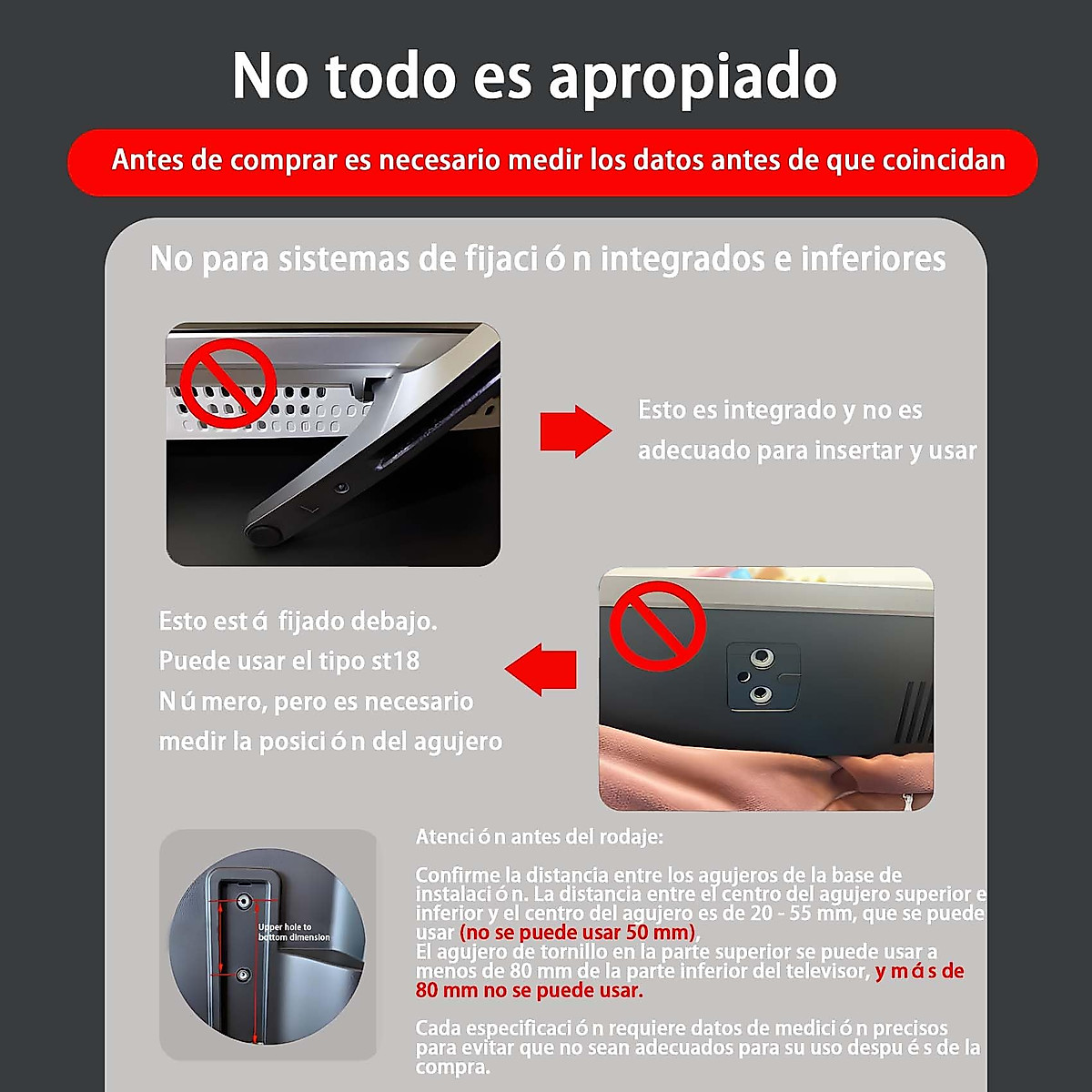 TV Stand, Base Table Top TV Stand, TV Legs TCL LCD LED Flat Screen TVs, TV Stand Mount Legs with Screws, Suitable for Small Sized TVs