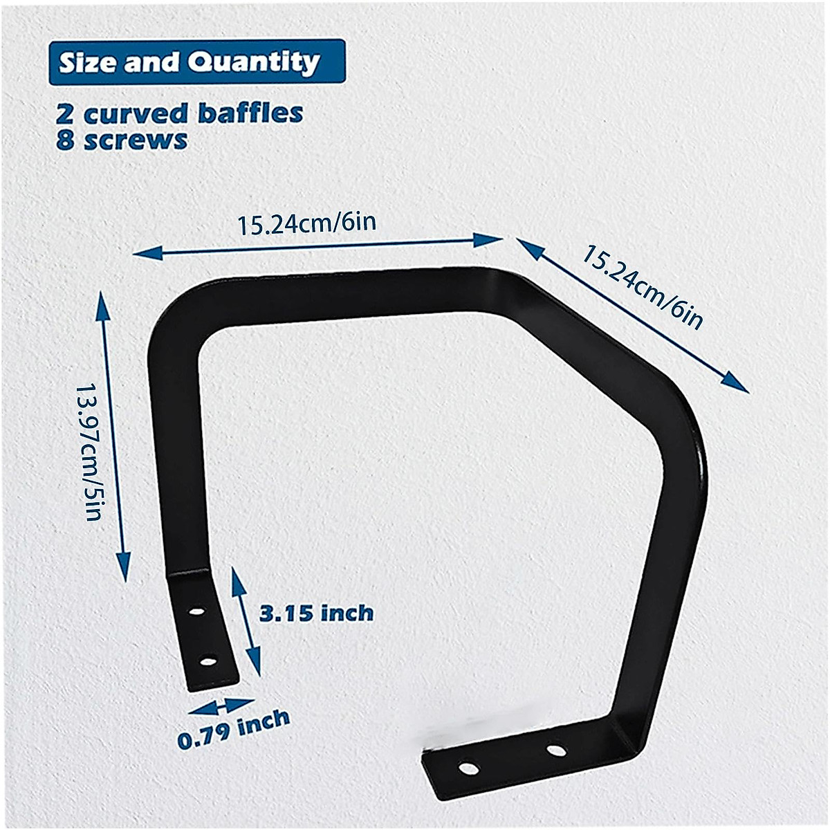 Mattress Stopper - 2 Metal Mattress Holder in Place with 8 Screws | Sturdy Murphy Bed Kit, Strong Anti Slip Mattress Gripper for Bed Frame, Adjustable Beds, Foot of Beds