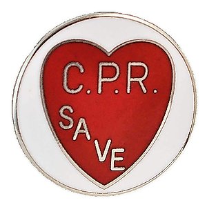 CPR Save Pin - 1 inch in Presentation Box - 10/Pack