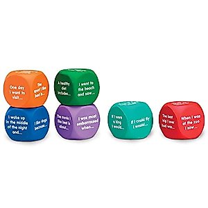 Learning Resources Writing Prompt Cubes