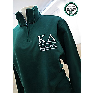 Kappa Delta Quarter Zip Pullover Sweatshirt (L)