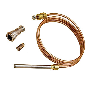 MENSI Safety Thermocouple Sensor for Honeywell Tradeline, Bryant, Emerson Gas Furnace Fireplace Water Heater 36" Thermocoupler