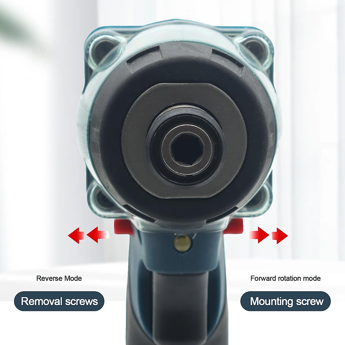 Drill Machine Compatible with Makita 18V Battery Cordless Impact Driver Drill Variable Speed Electric Brushless Drill Power Tool for Drilling Wood Metal & Screwing (No Battery)