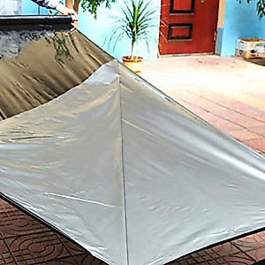 HFS(R) 1 Mil LLDPE Silver Black Metallic Plastic Mulch Plastic Film for Fruits, Vegetables, Crops, Greenhouse, Garden (4FTX50FT)