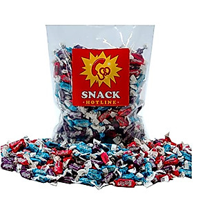 Tootsie Roll Frooties 3 Flavor Mix-Grape-Strawberry-Blue Raspberry-1.75 LB Assortment of Chewy Taffy-Individually Wrapped - Bulk Variety Pack Enclosed in a Secured Heat Sealed Bag by Snack Hotline