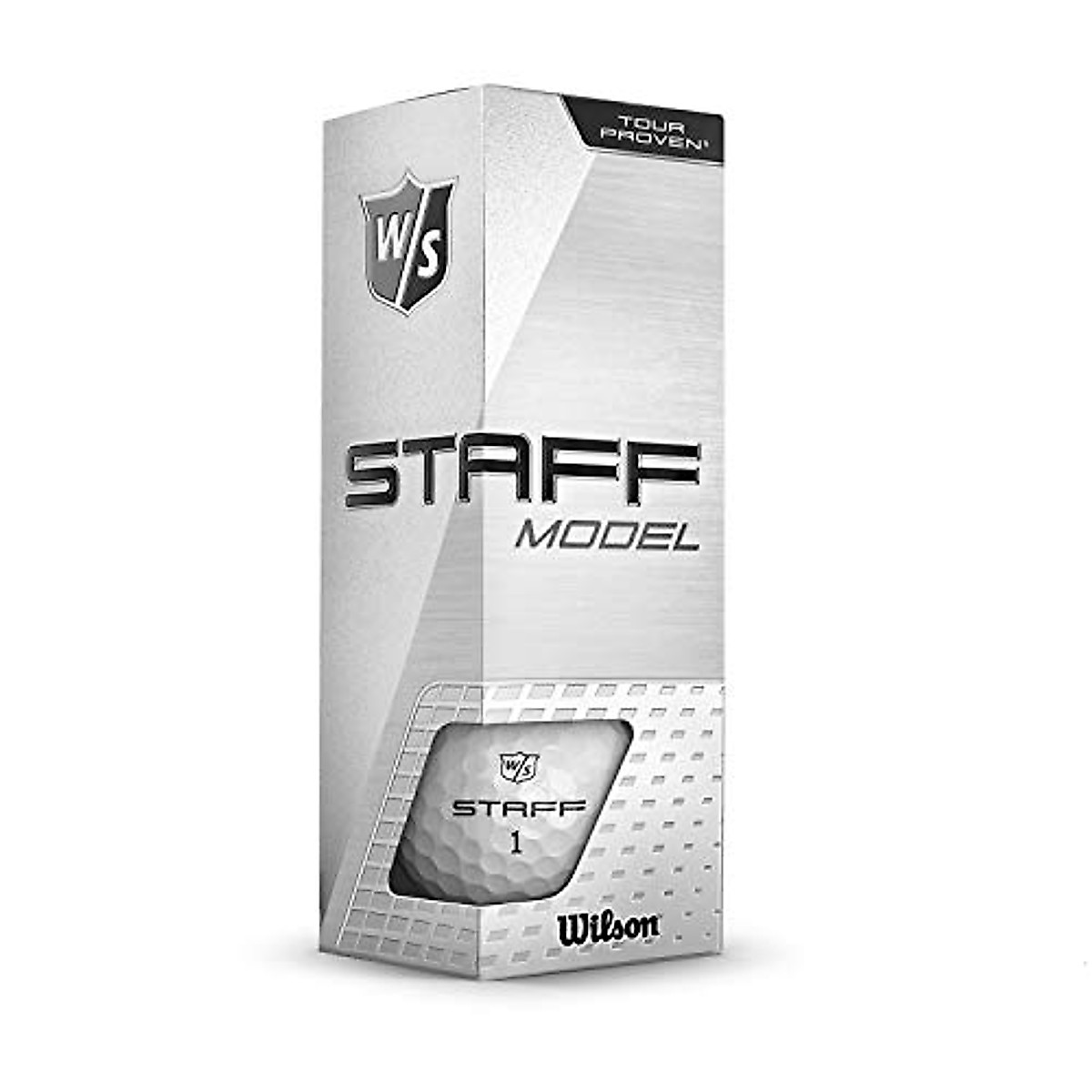 Wilson Staff Model Golf Ball - 12 Balls, White