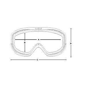 Bolle Sierra White Pink Shiny/Vermillon Gun Cat.2 | Small-Medium - Snow Goggles Feminine-Adult