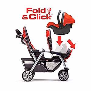 Chicco Cortina Together Double Stroller, Ombra