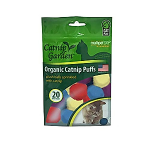 Multipet Catnip Garden Catnip Puffs 20ct Bag, Assorted
