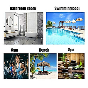 Blueangle Cartoon Frogs Dragonflies Hand Towel 15 x 30 Inches, Highly Absorbent, Soft, Washable, Long Lasting for Bathroom, Kitchen, Gym, Spa, Yoga