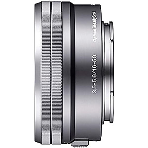 Sony Intl. Alpha A6000 Silver Mirrorless Digital Camera w/Sony E PZ 16-50mm f/3.5-5.6 OSS Lense + Case + 128GB Memory (22pc Bundle) (Renewed)