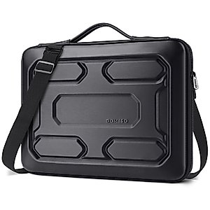 DOMISO 14 inch Laptop Sleeve Shoulder Bag Shockproof Waterproof Computer Bag EVA Protective Carrying Case Handbag for 14" ThinkPad E480/Yoga 920/13.5" Microsoft Surface Book/HP Pavilion 14 Stream 14