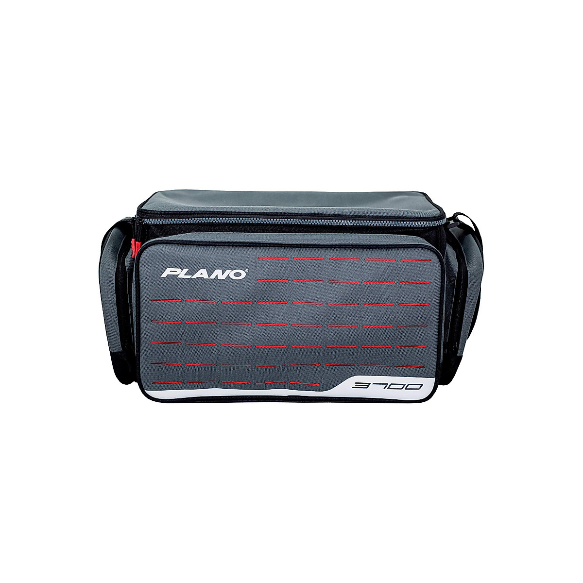 Plano Weekend Series 3700 Tackle Case, Large, Gray Fabric, Includes 2 Stowaway Utility Storage Boxes for Fishing Baits & Lures, Premium Soft Fishing Storage