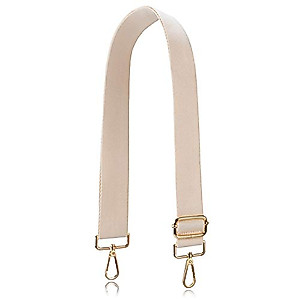 Allzedream Crossbody Bag Strap Soft Adjustable Replacement Purse Straps (Apricot)