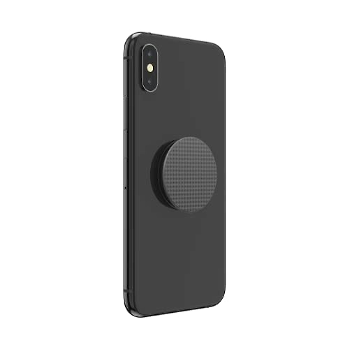 PopSOCKETS Pop-Grip Knurled Texture Black Smartphone Accessory for iPhone Android