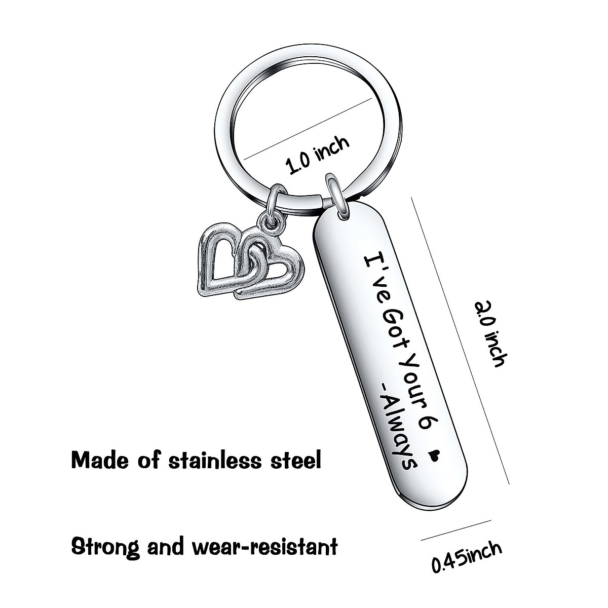 Military Wife Gift Military Wife Keychain Police Officer Gift Police Officer Jewelry Sheriff Gift Sheriff Keychain Sheriff Jewelry Police jewelry Sheriff Deputy gift Police Officer Keychain