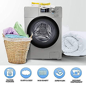 NANPIPER Sherpa Blanket, Super Soft Fuzzy Flannel Fleece/Wool Like Reversible Velvet Plush Blanket, Thick Warm Blanket for Winter (Twin Size 60"x80", Navy Blue)