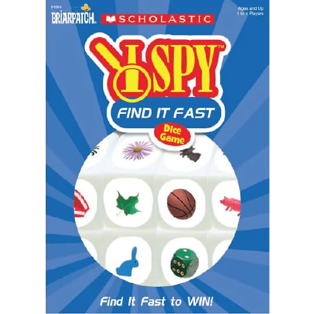 Briarpatch I SPY Find It Fast Game - an Immersive I Spy Adventure for Ages 6+ | Fast-Paced Dice Action, Brain Teasers, Hand-Eye Coordination, and Literacy Skill Building